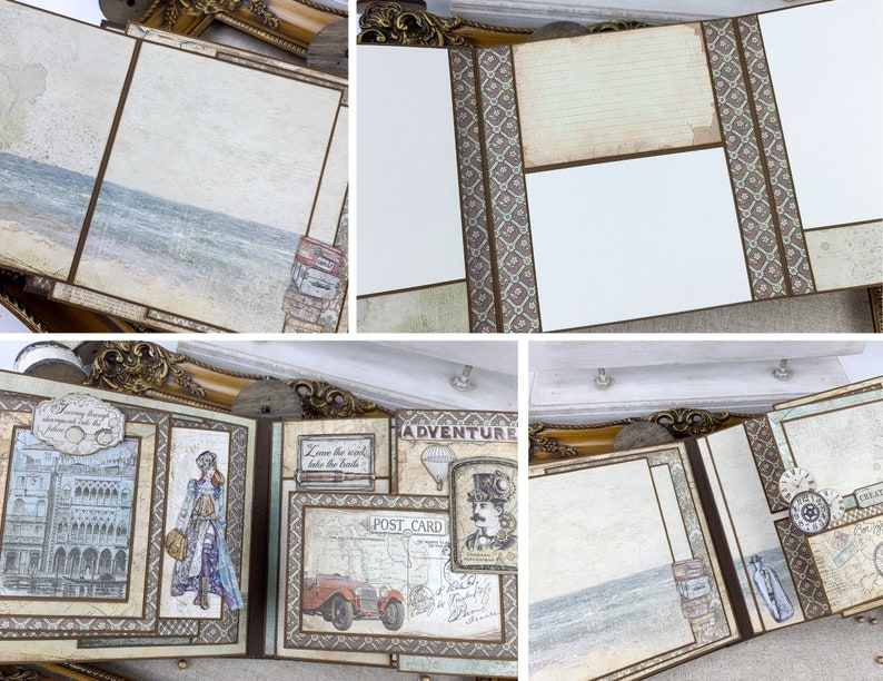 PDF VIDEO TUTORIAL / Around the World Mini Album Tutorial / - Etsy