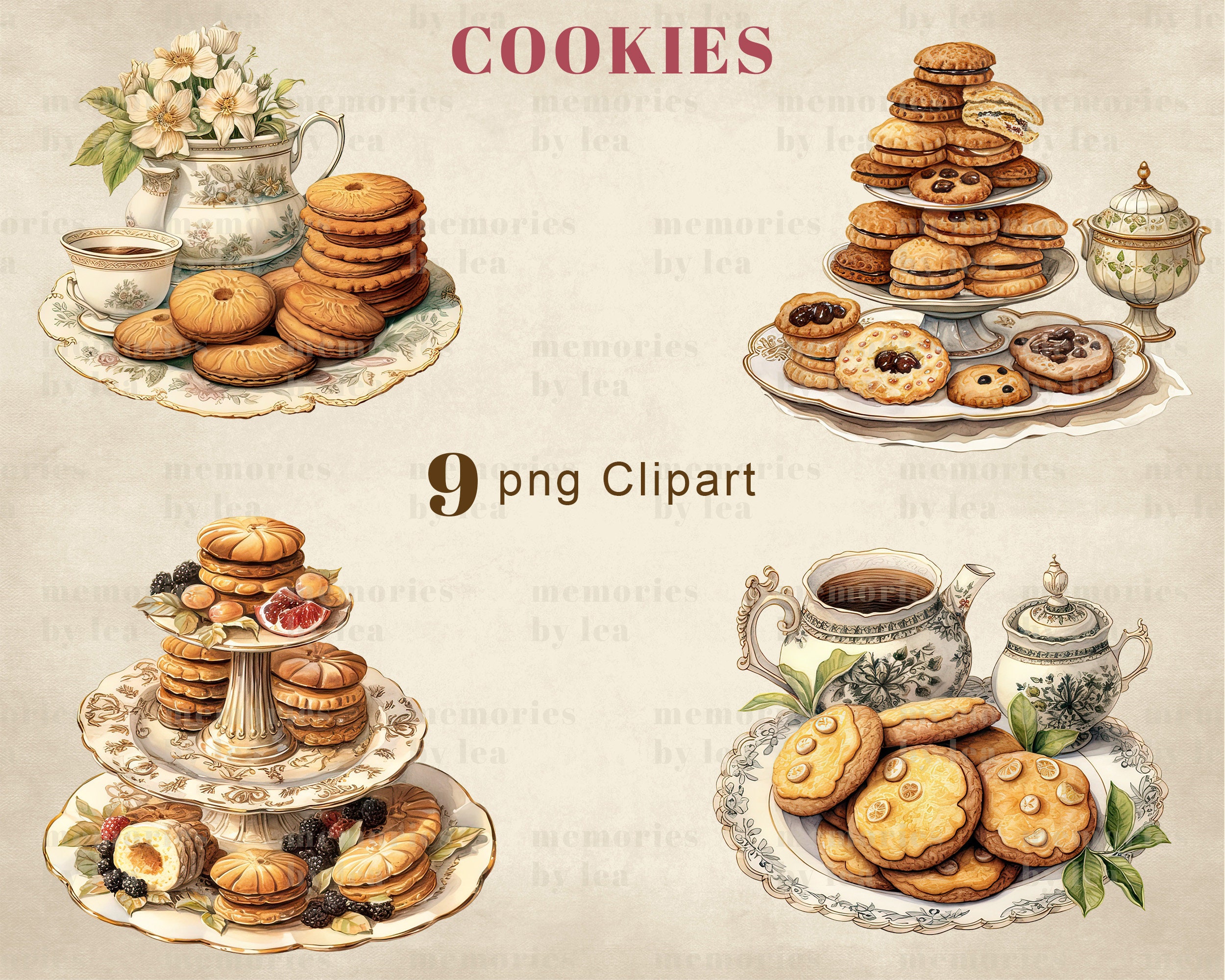 Cookies Clipart, Chocolate Cookie PNG Clipart, Biscuits, Baking ...