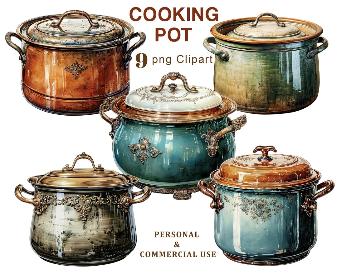 Cooking Pot Clipart, Kitchen Pot PNG Clipart, Baking, Cooking Clipart ...