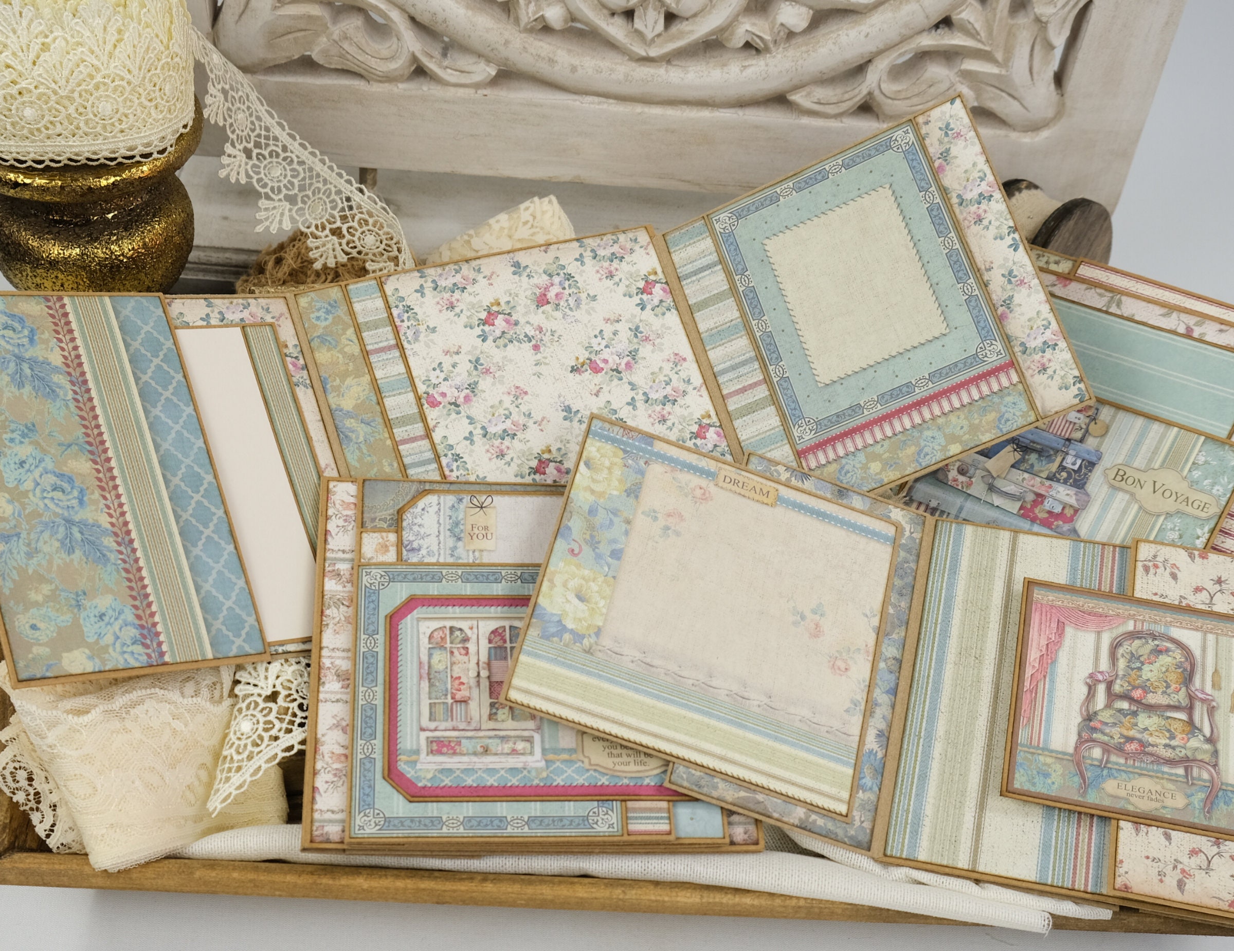 Quick and Easy Stamperia Grand Hotel Mini Album PDF Tutorial | Etsy UK