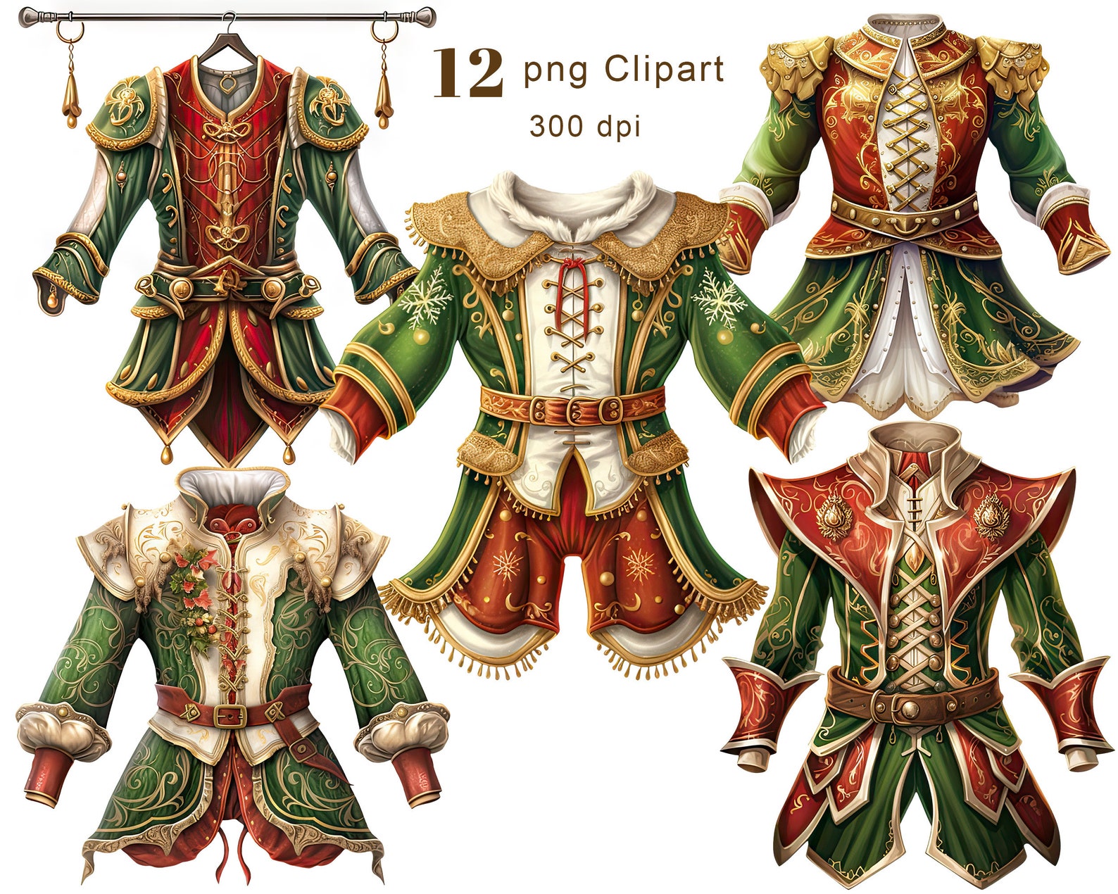 Christmas Elf Suit, Christmas Elf Outfit PNG Clip Art, Christmas Elf ...