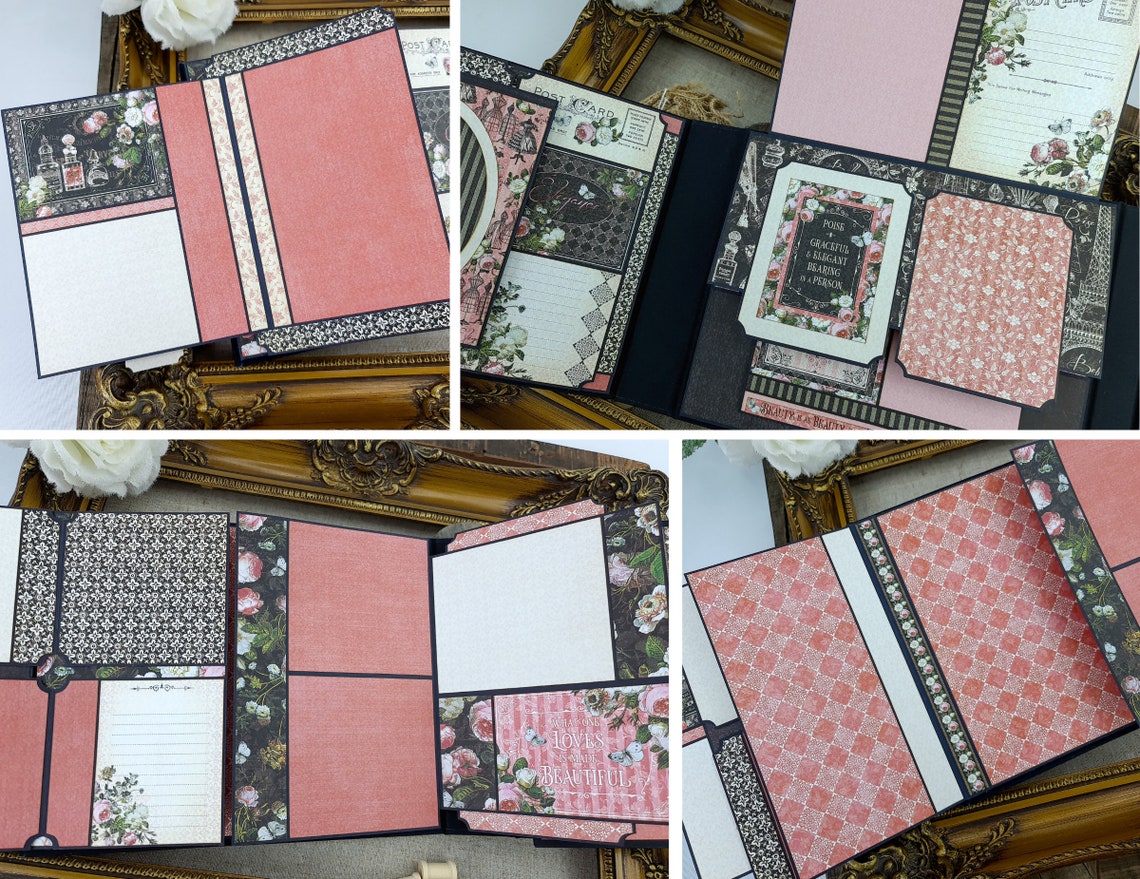 PDF TUTORIAL /elegance Photo Folio Tutorial / Scrapbook Tutorial/photo ...