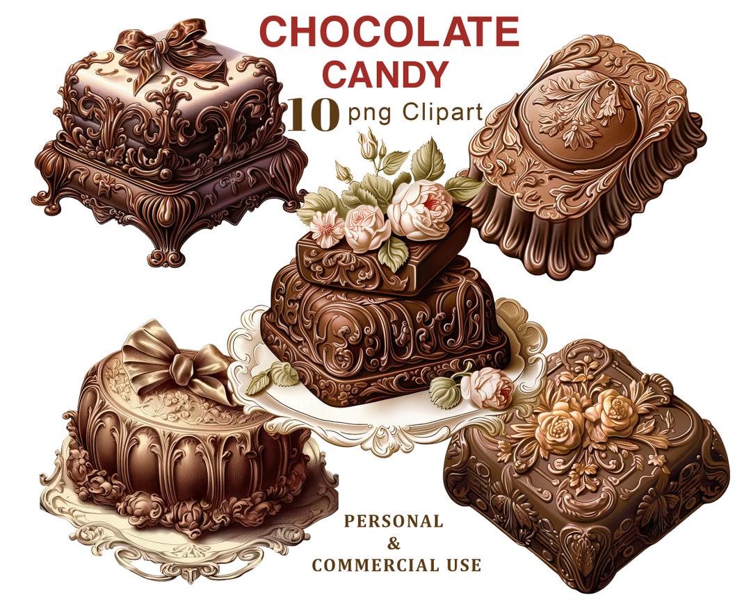 Chocolate Candy Clipart, Chocolate Dessert PNG Clipart, Sweets Graphics ...