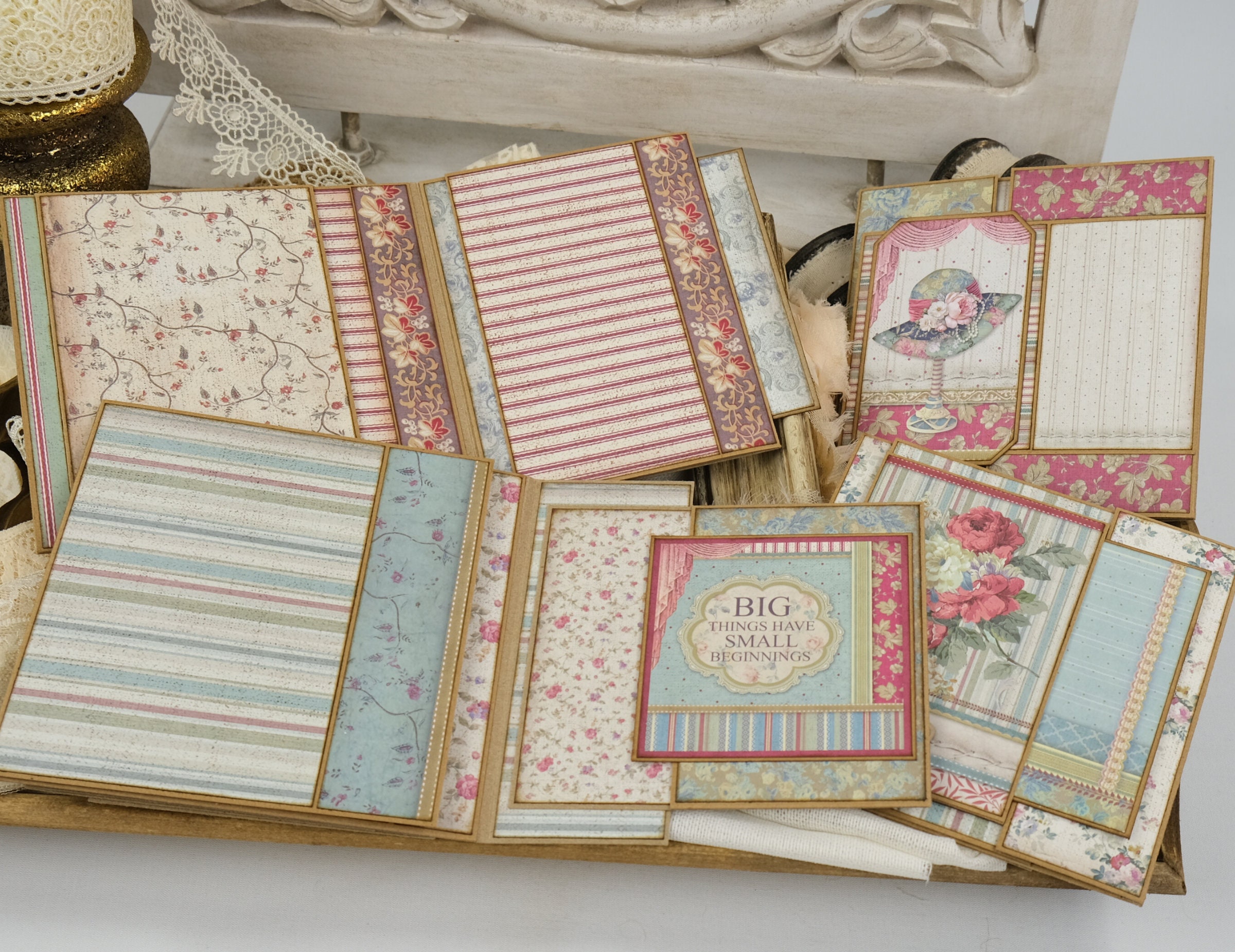 Quick and Easy Stamperia Grand Hotel Mini Album PDF Tutorial | Etsy UK