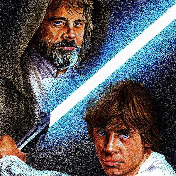 Luke Skywalker Art - Etsy