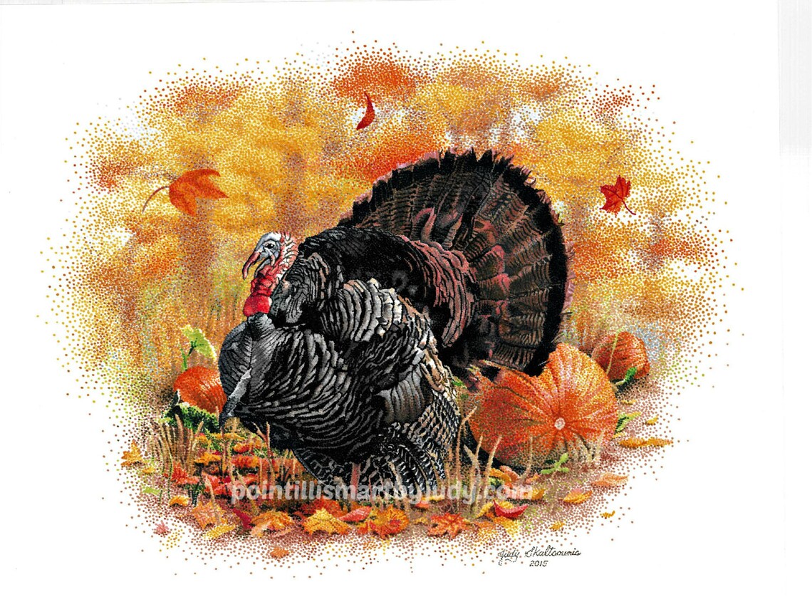 Wild Turkey Art Print - Etsy