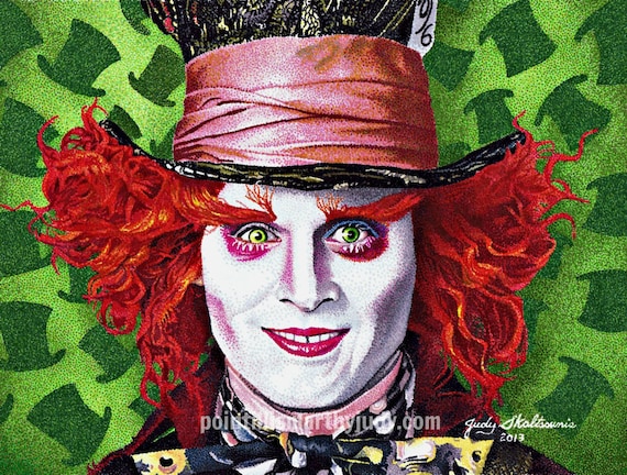 Mad Hatter Art Print | Etsy