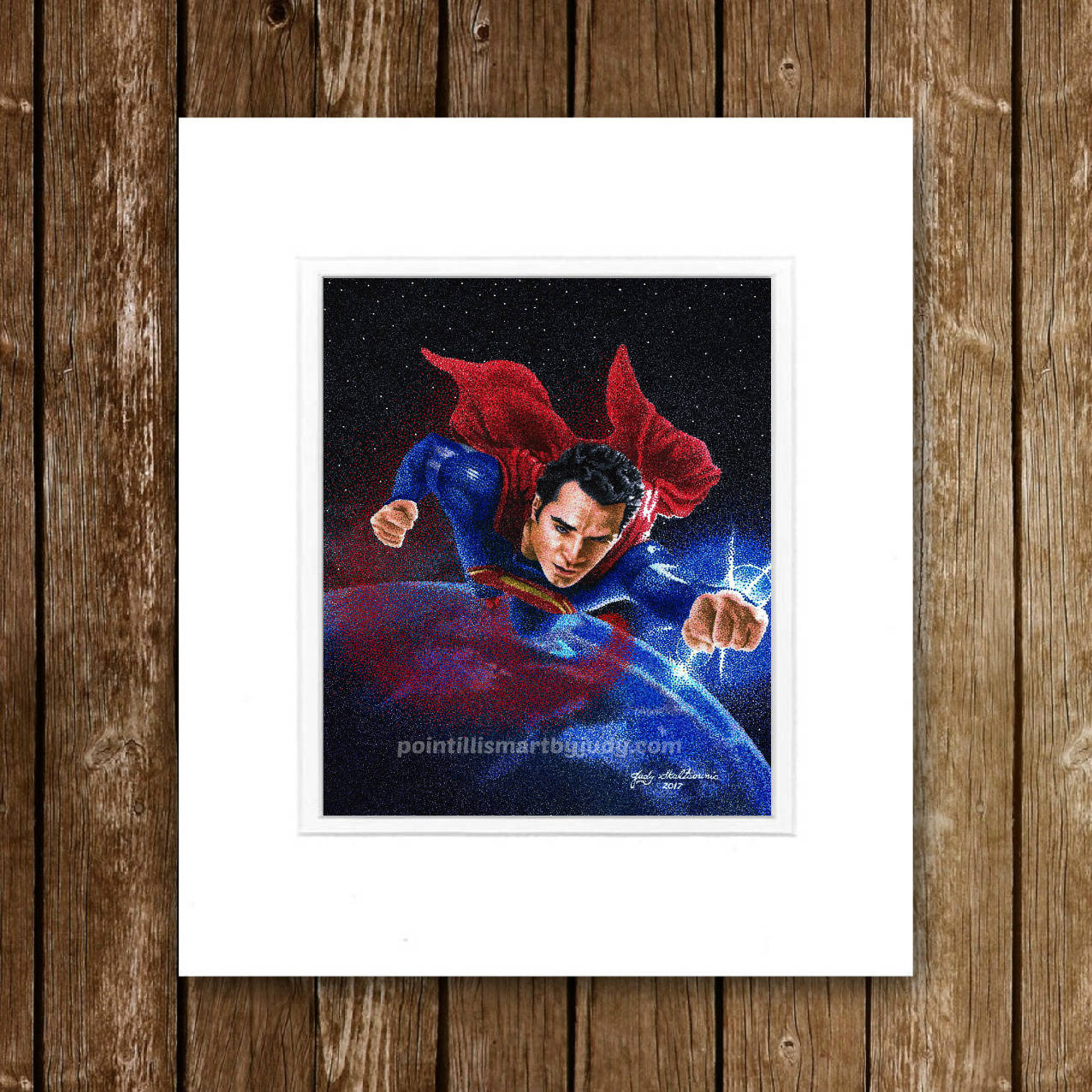 Superman Art Print - Etsy