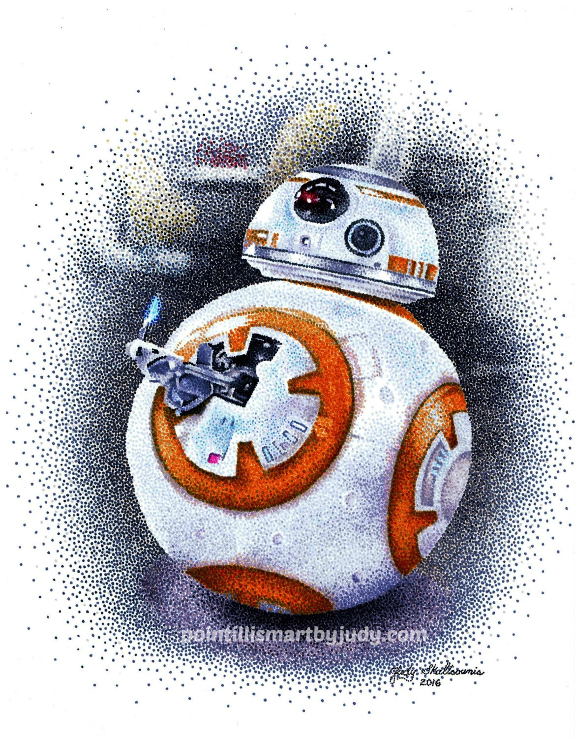 BB8 Thumbs up Art Print - Etsy