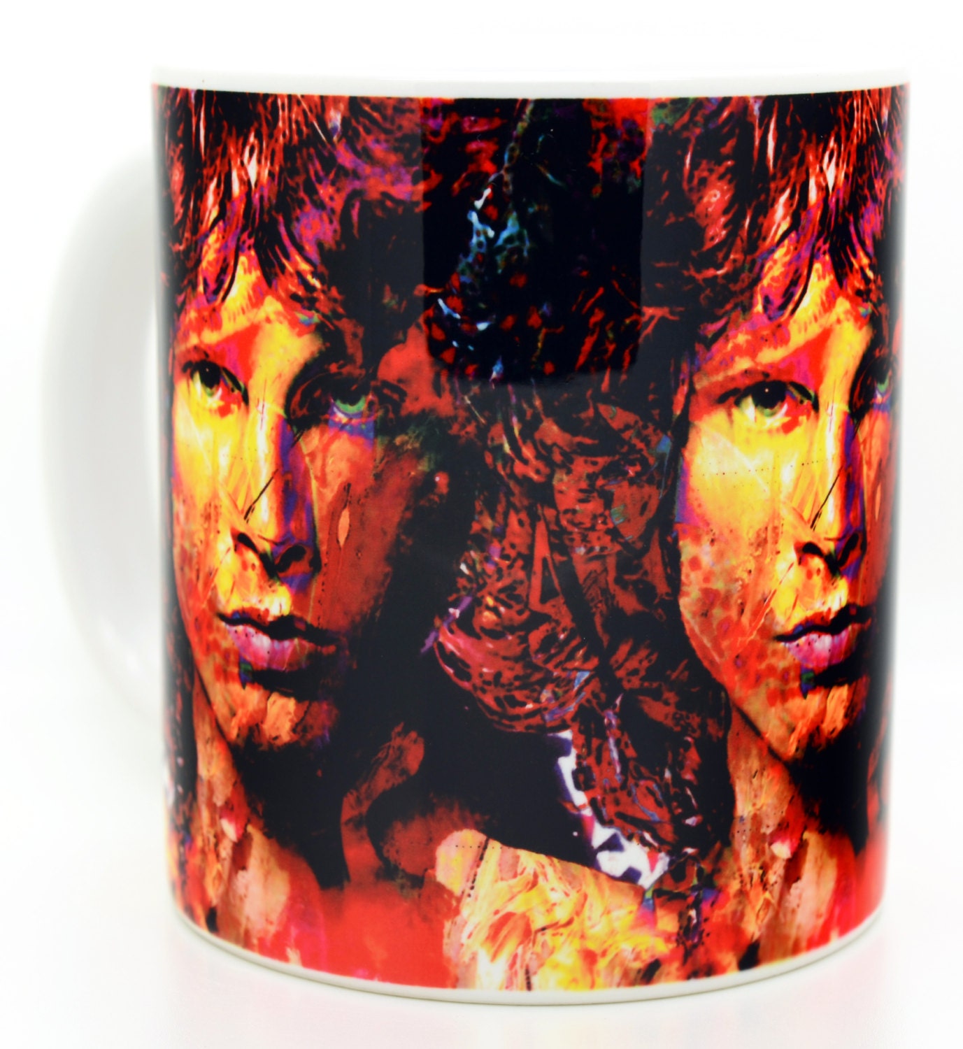 Jim Morrison Mug Signed by Mark Lewis Art ® Collectible Coffee Cup ...