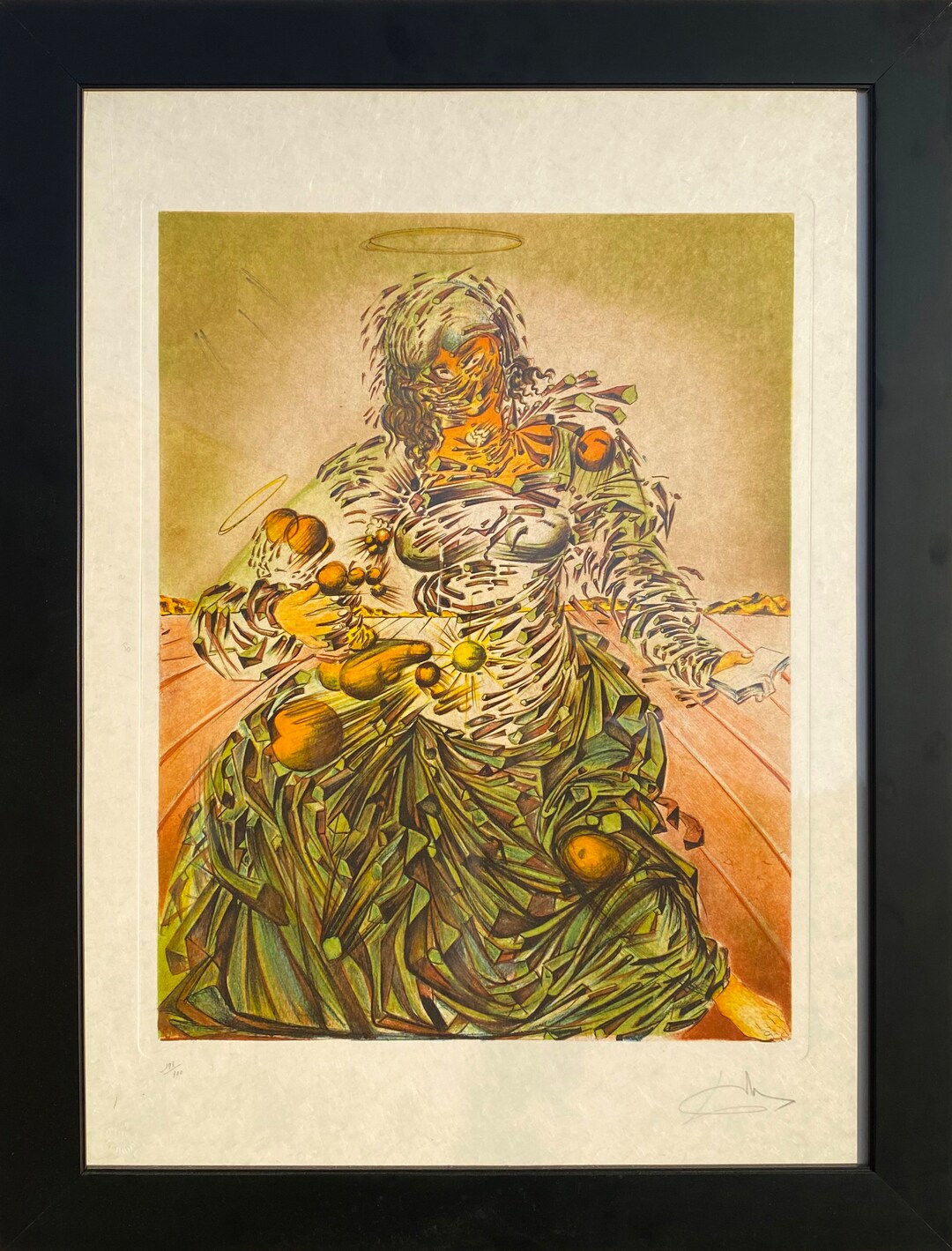 Salvador Dalí Signed Original 1982 Lithograph Etching 'triumphant ...