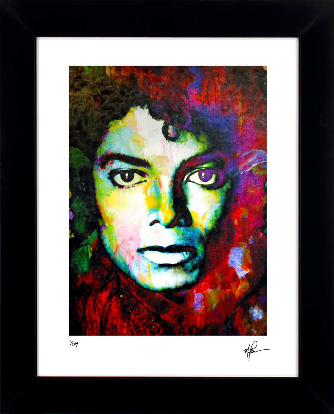 Michael Jackson Art Prints Wall Decor - Framed Limited Edition Art by ...