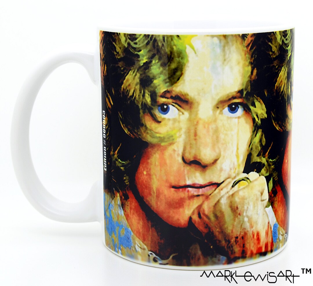 Led Zeppelin Mug Signed by Mark Lewis Art ® Collectible Cup (robert ...