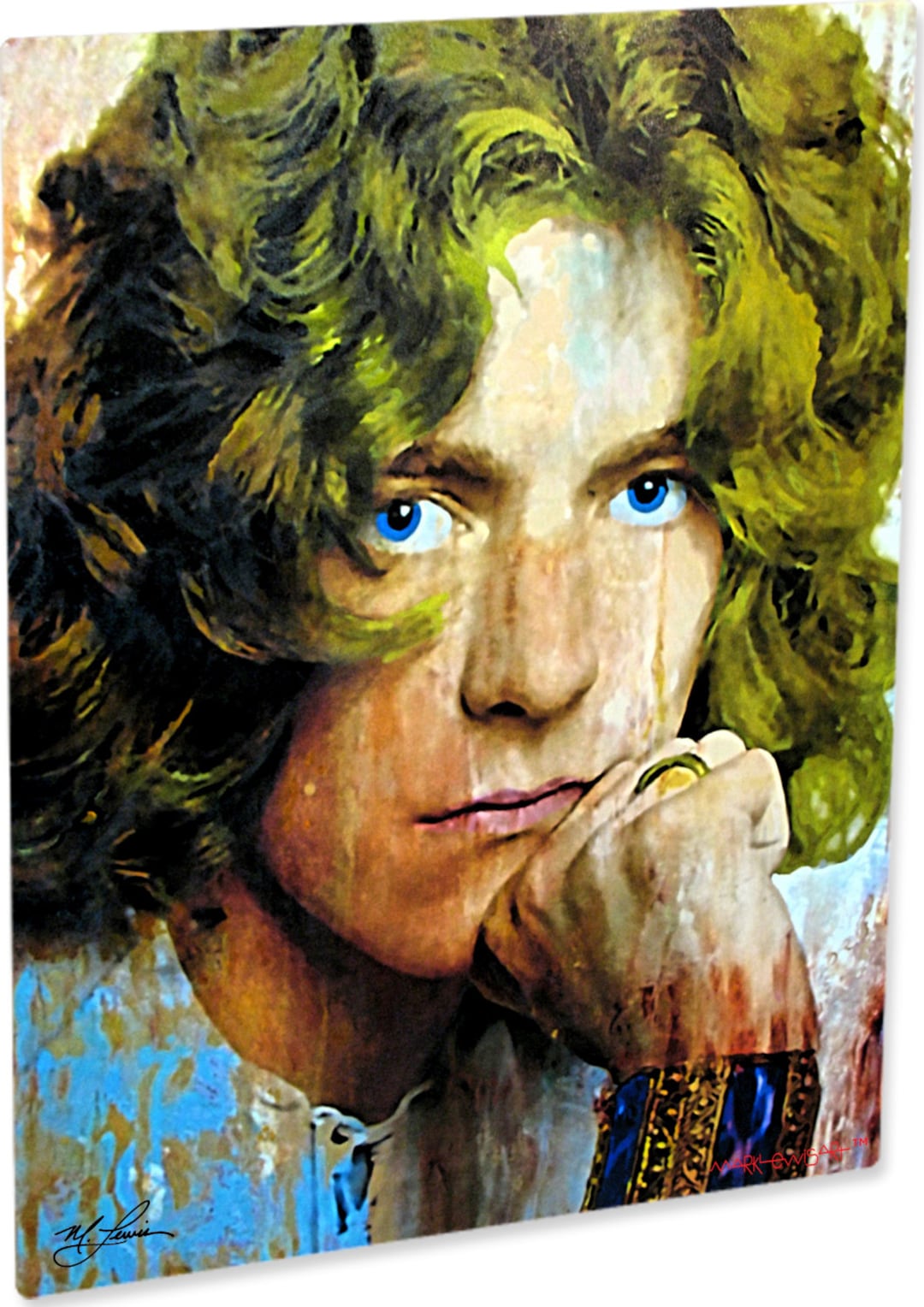 Led Zeppelin Wall Art Print on Aluminum by Mark Lewis ® - Vibrant Pop ...