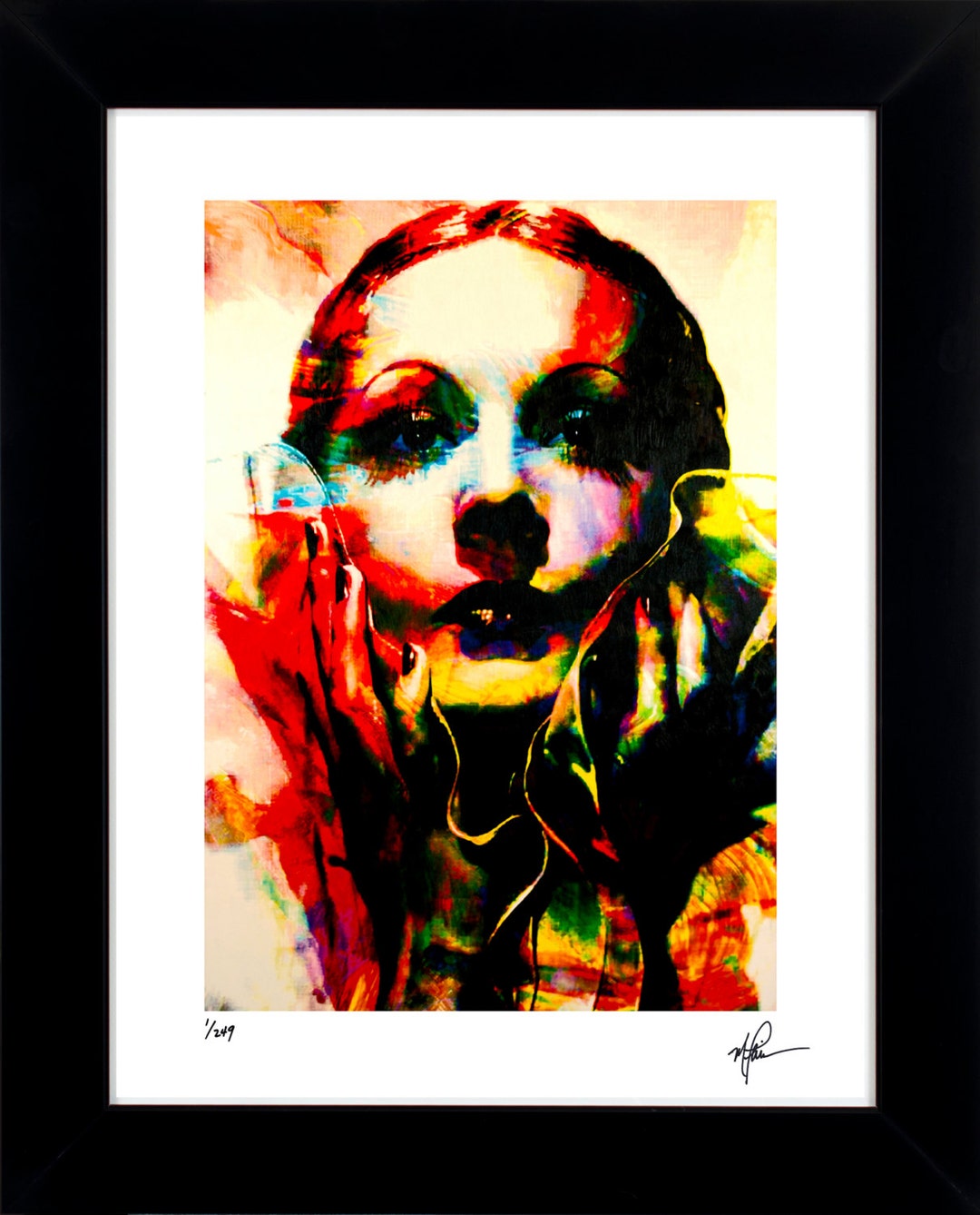 June Knight Art Print Abstract Artwork Signed Framed Print - Framed ...