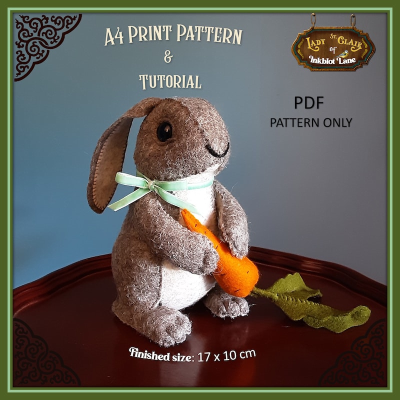 Felt Bunny Patterns - Etsy