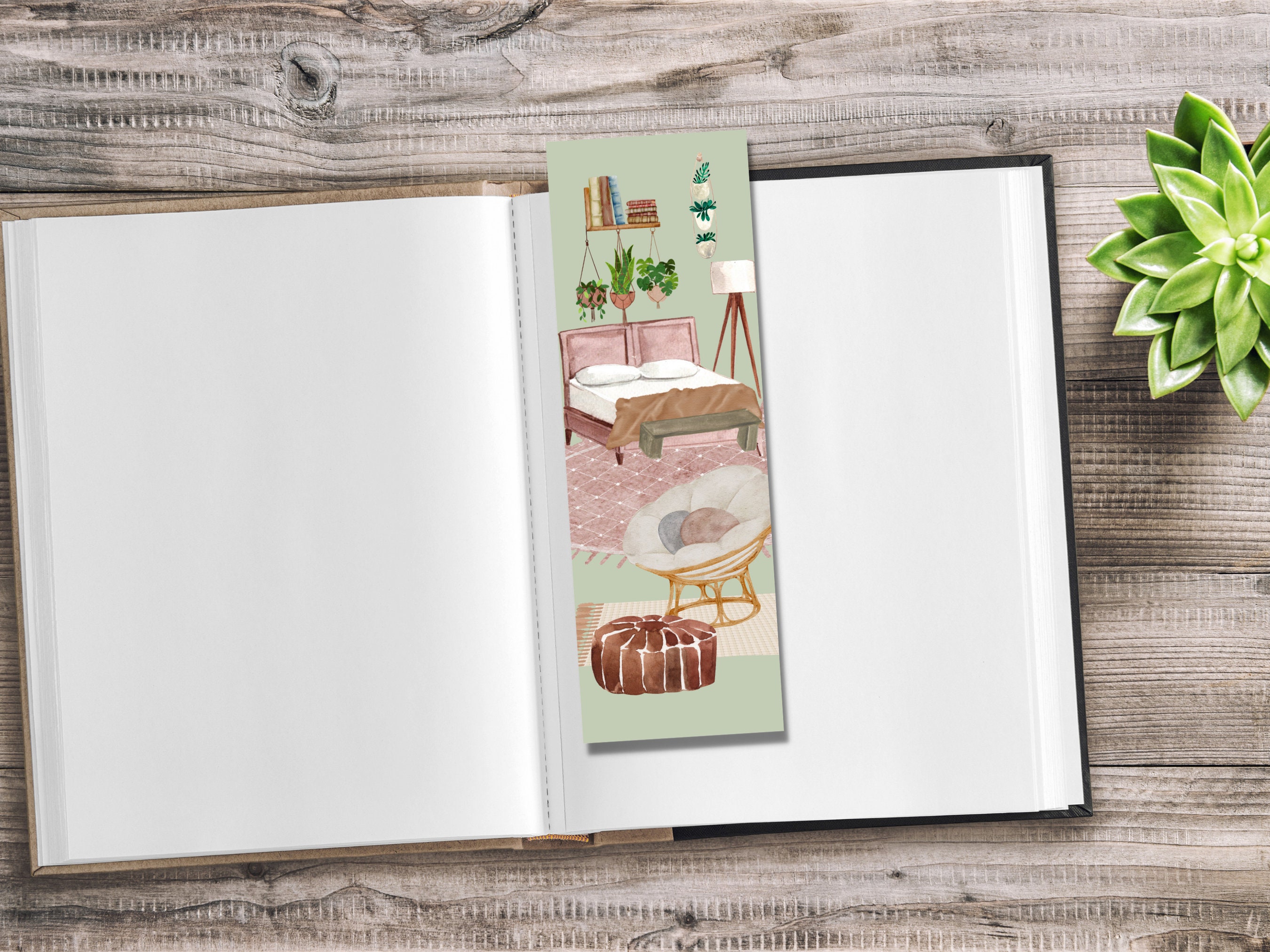 Set of 8 Printable Bookmarks| Digital Bookmarks | Cozy Book Lovers Gift ...