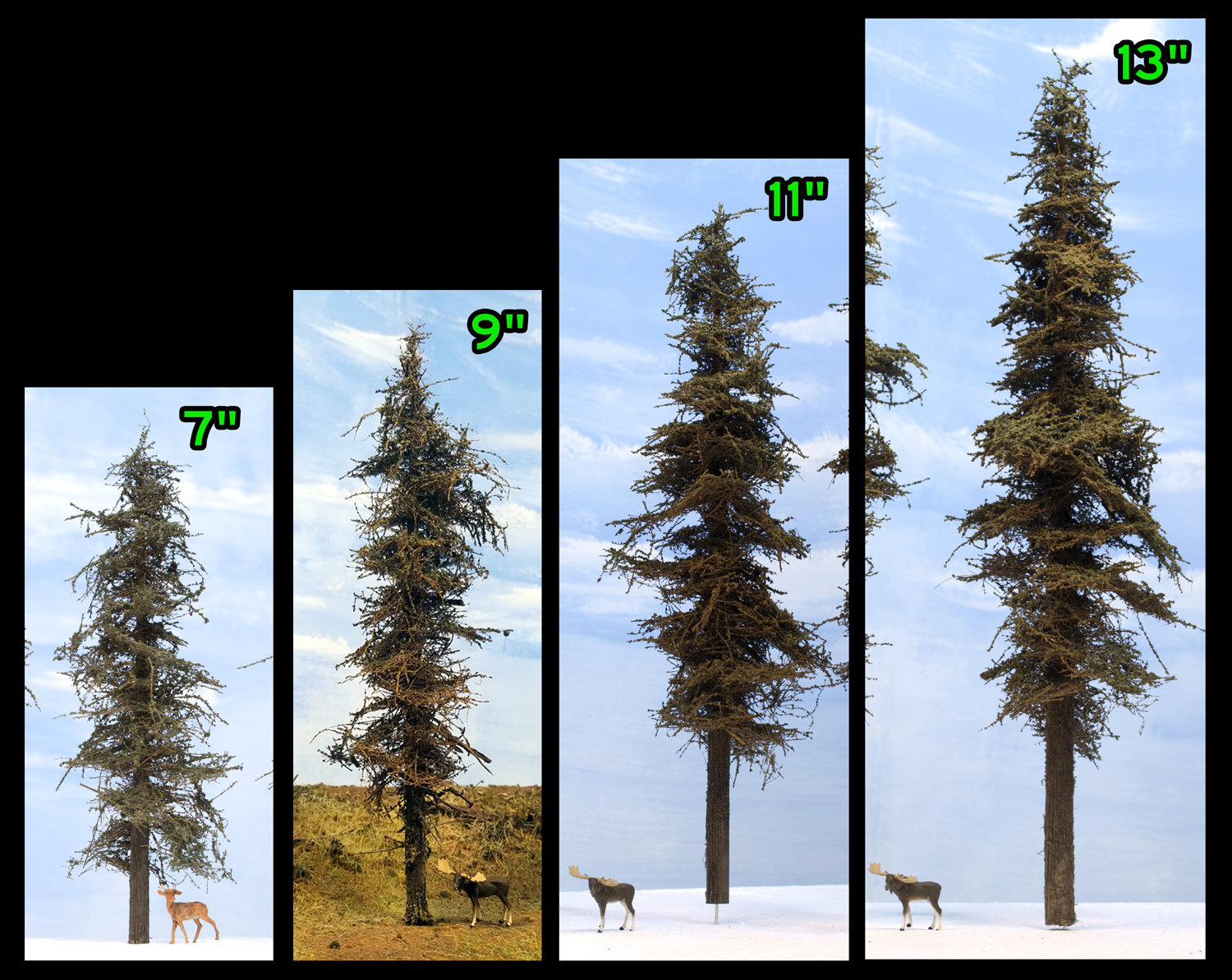 Realistic Model Trees, Forest Diorama, Miniature, Scene, Model Forest ...