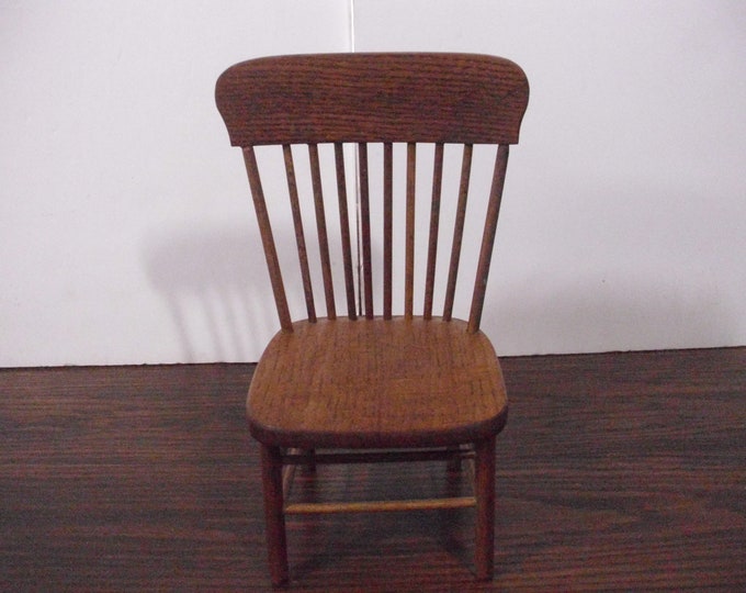 Handcrafted Curved Back Doll Chair, Wood Doll Chair, Bear Chair, Doll ...