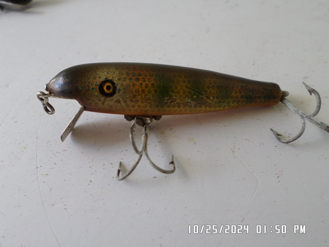 Vintage Pflueger Fishing Lure, Pal-o-mine Lure Jr, Fish Lure, Fishing ...