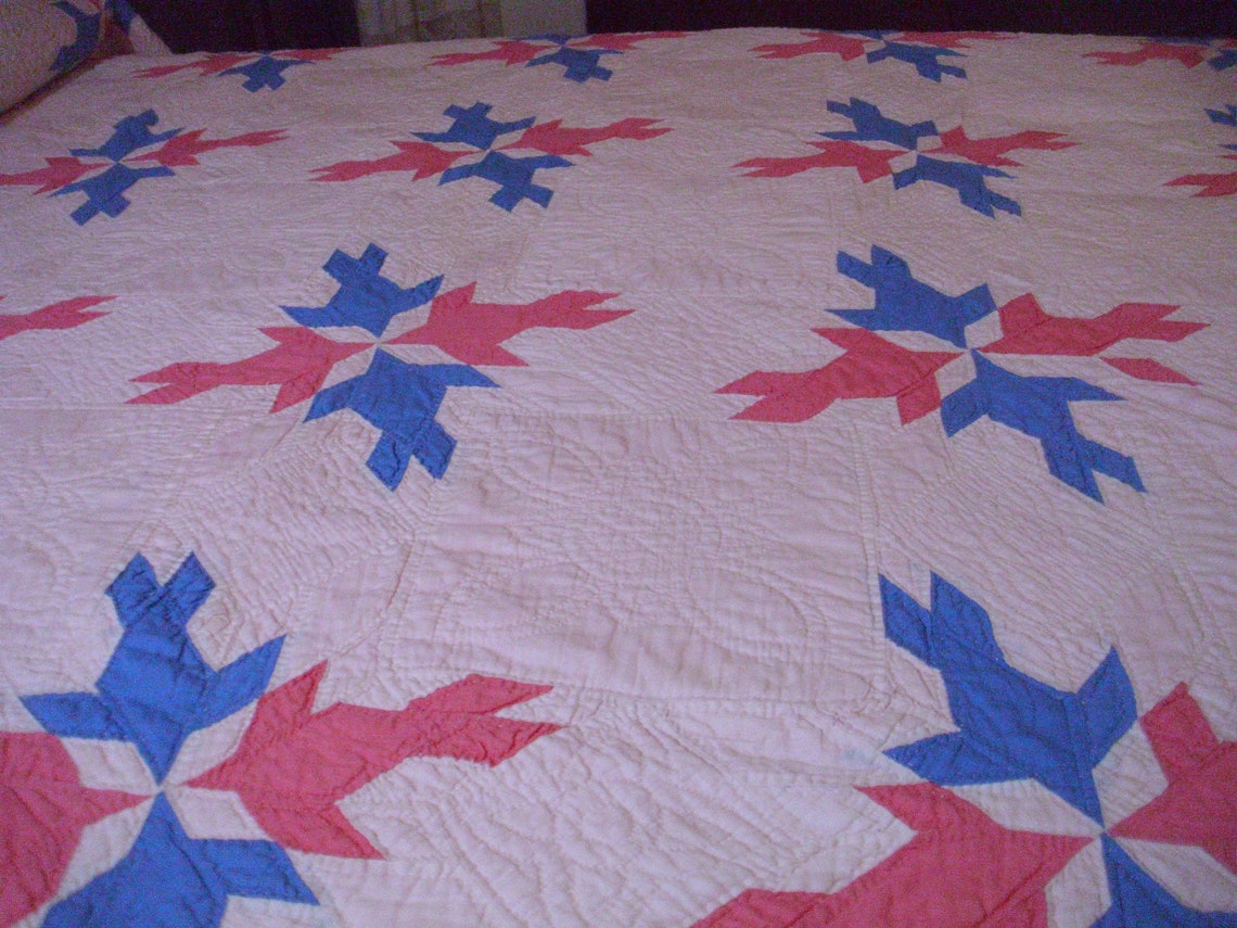Antique Quilt Dove in the Window Quilt Handmade Quilt Hand - Etsy