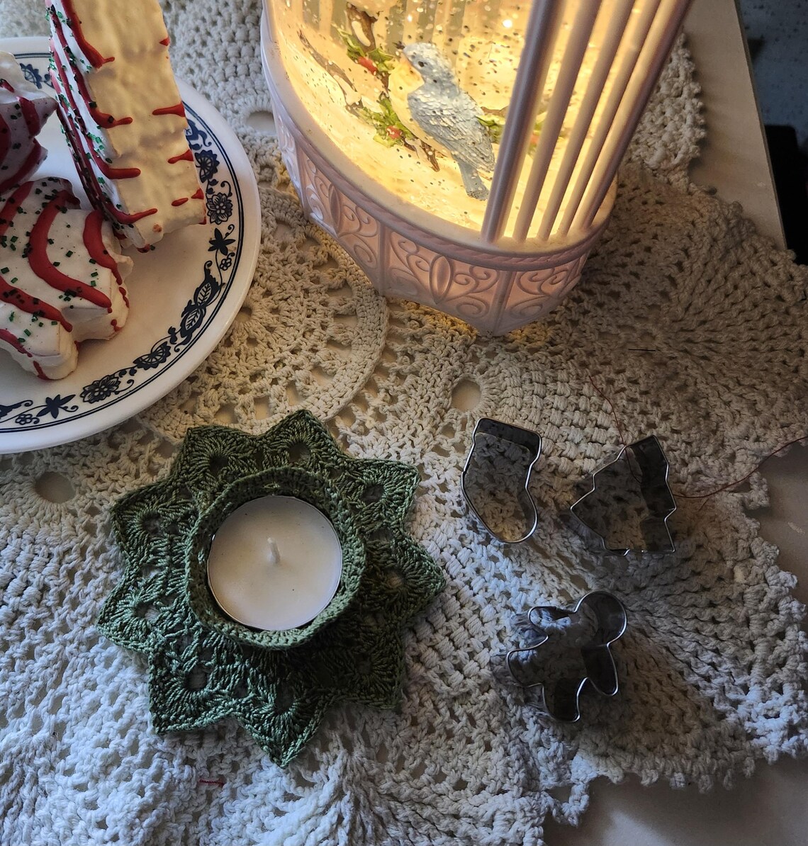 Elegant but Simple Crochet Tealight Pattern for Special Gifts Christmas ...