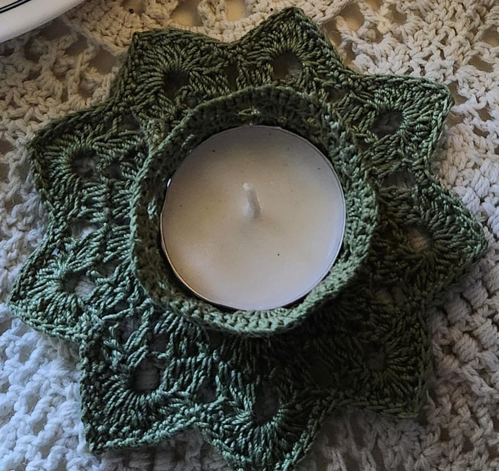 Elegant but Simple Crochet Tealight Pattern for Special Gifts Christmas ...