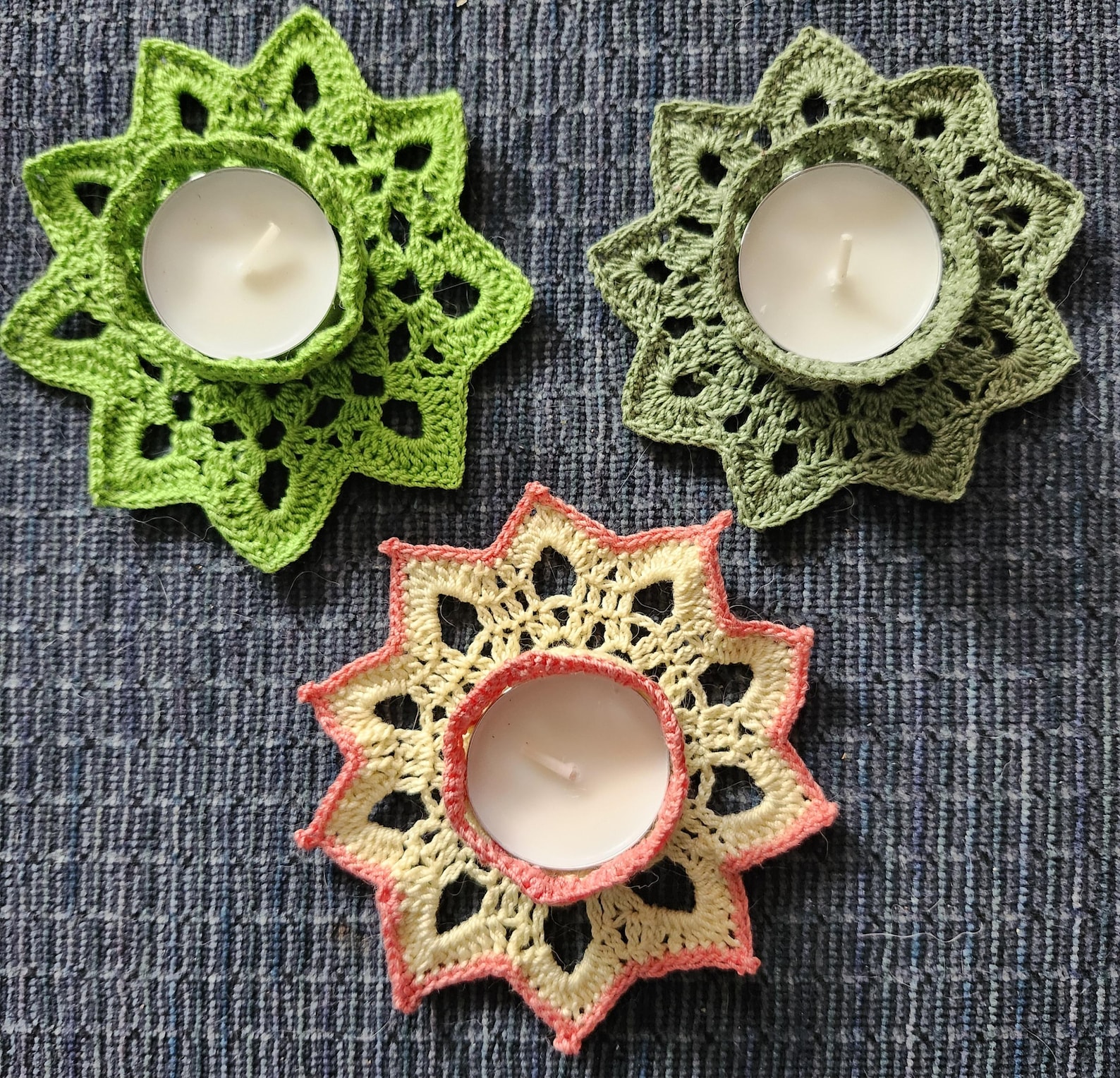Elegant but Simple Crochet Tealight Pattern for Special Gifts Christmas ...