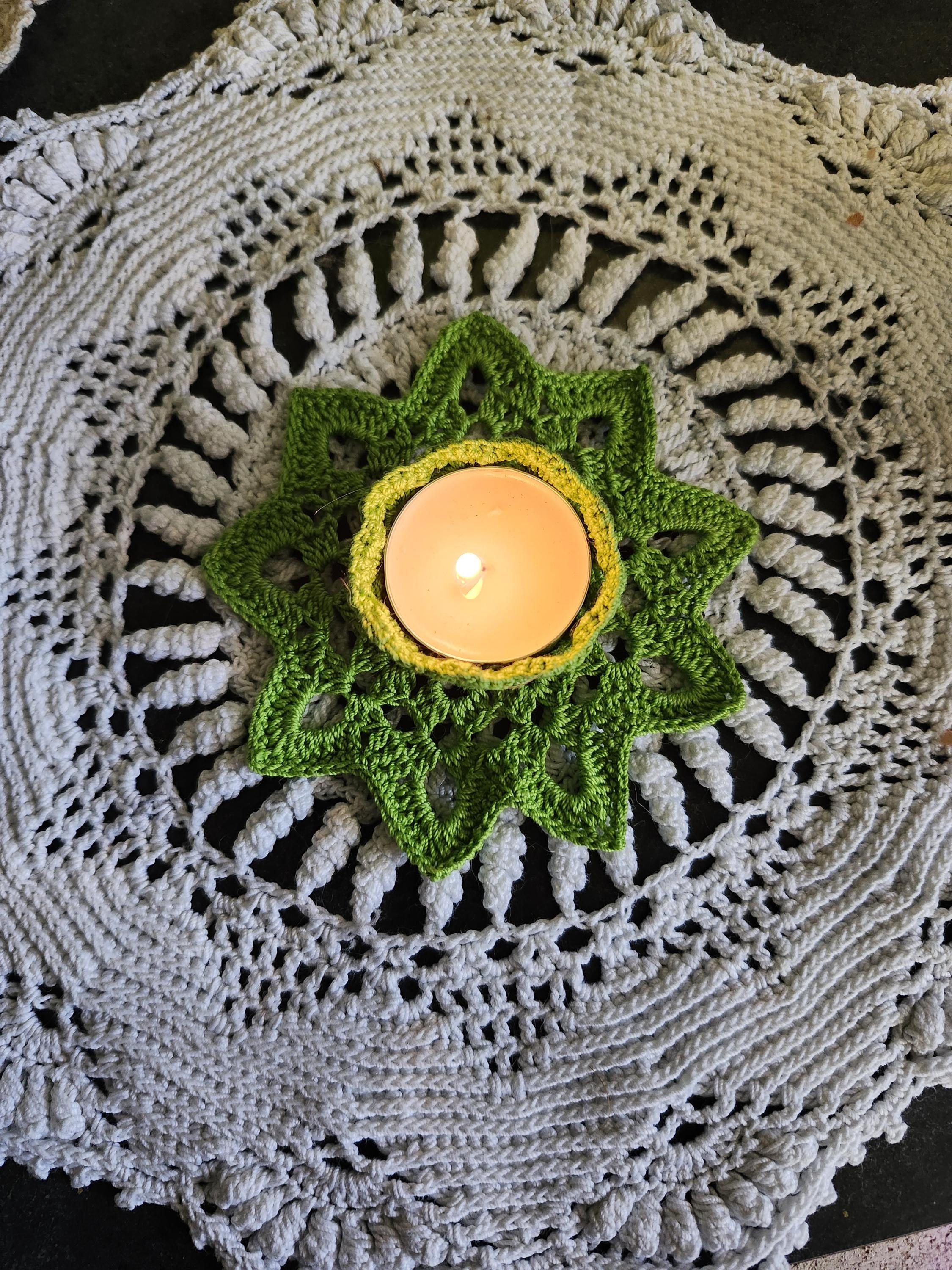 Elegant but Simple Crochet Tealight Pattern for Special Gifts Christmas ...