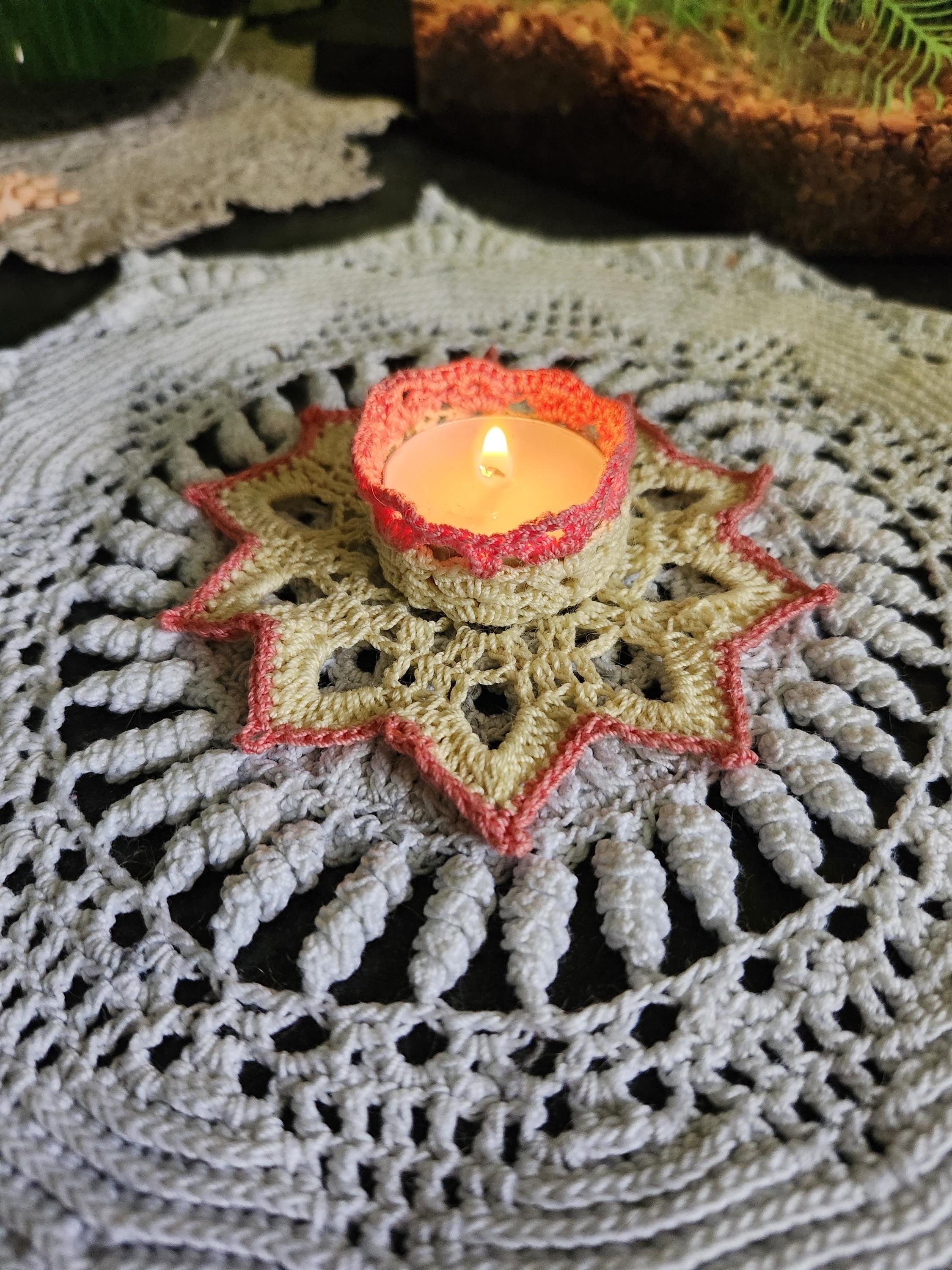 Elegant but Simple Crochet Tealight Pattern for Special Gifts Christmas ...