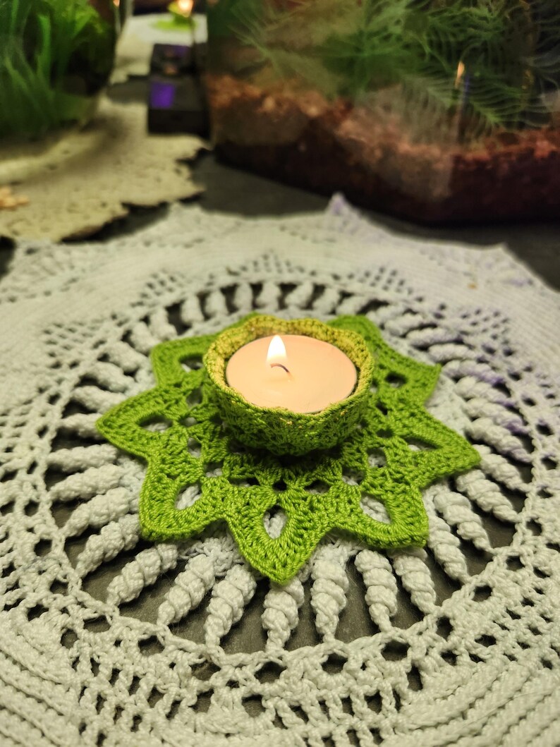 Elegant but Simple Crochet Tealight Pattern for Special Gifts Christmas ...