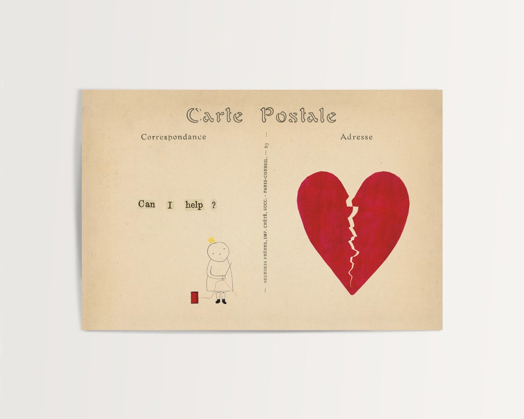 4x6" Postcard of "can I Help? From the Wonders of Mo" From the Imagined ...