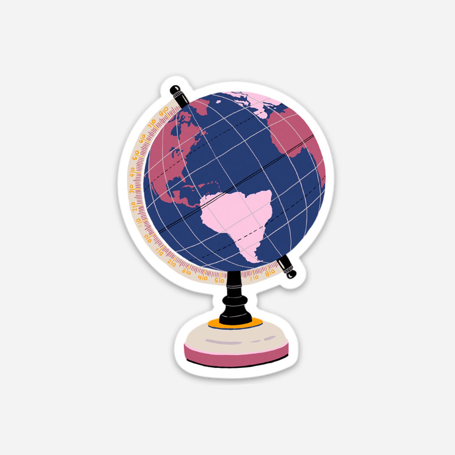 Big World Vinyl Sticker - Etsy