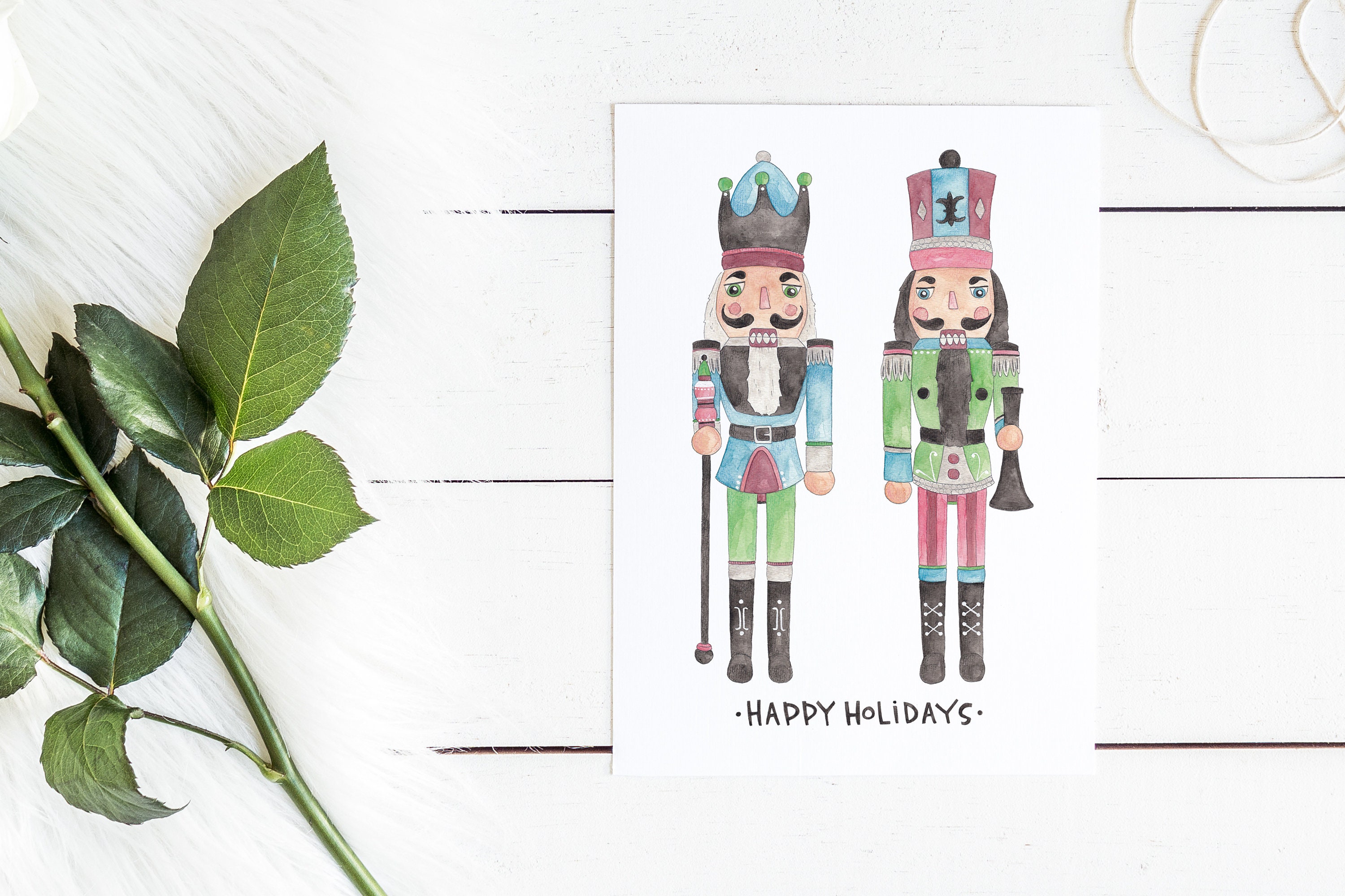 Holiday Nutcracker Watercolor Illustration | Etsy