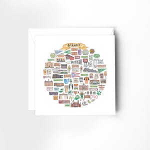 Athens, OH Icon Watercolor Illustration - Etsy