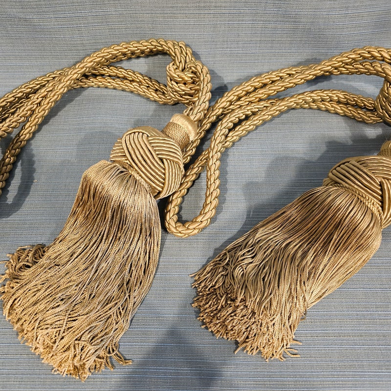 Vintage Cord Tie Backs - Etsy