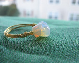 Wire wrapped rings | Etsy