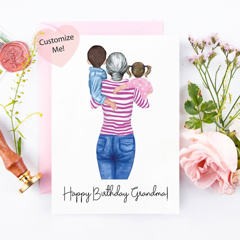 Grandmother Birthday Cards - Etsy