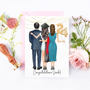 Graduation Card From Mom Dad Parents Custom Card for Senior ...