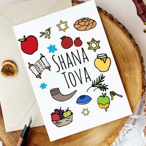 Rosh Hashanah Shana Tova Jewish Holiday Cards | Shana Tova High Holiday ...