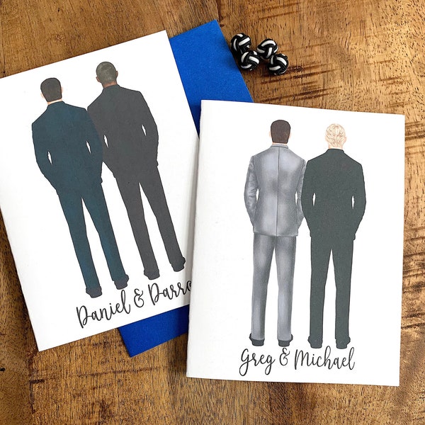 Thank You Cards Lesbian Wedding Etsy
