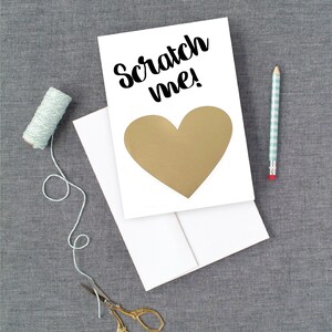 Custom Scratch off Card | Scratch off Card With Custom Message | DIY ...
