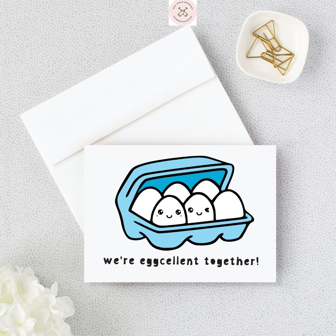 Funny Love Pun Card for Anniversary, Valentines Day, Birthday, We're ...