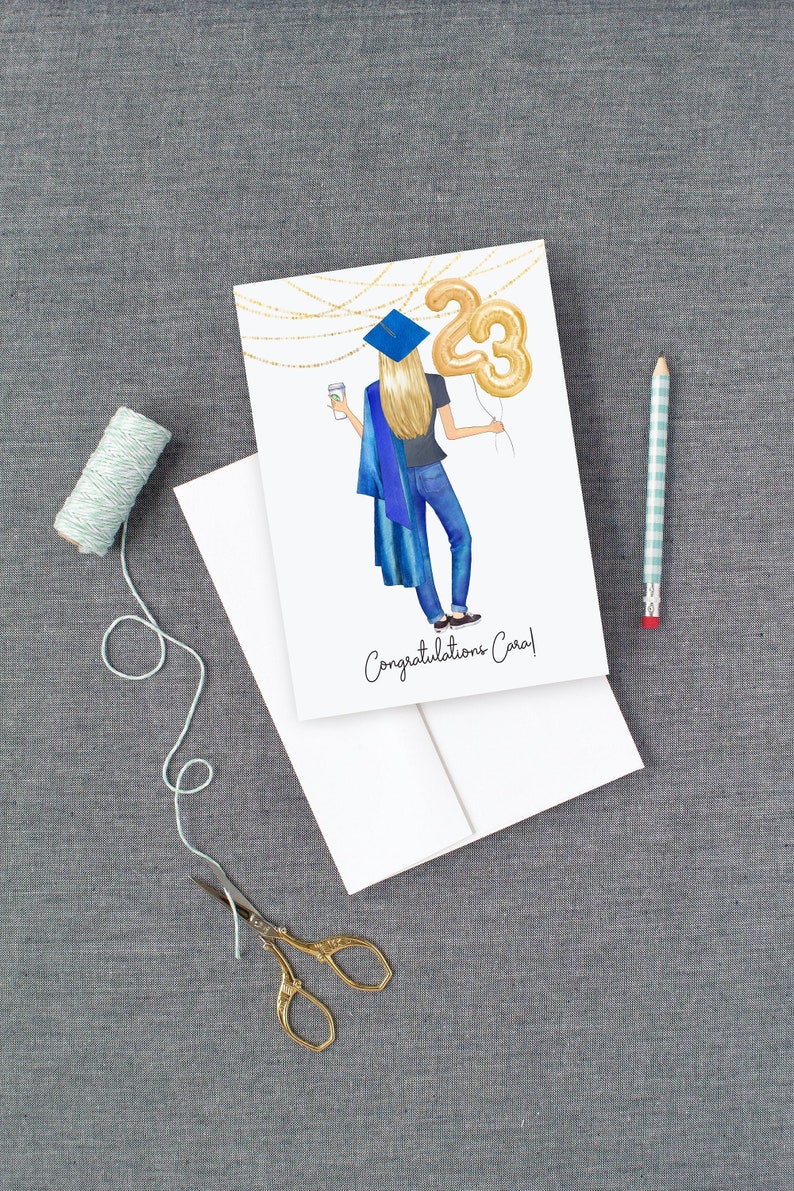Graduation Card Custom Card for Senior Congratulations - Etsy