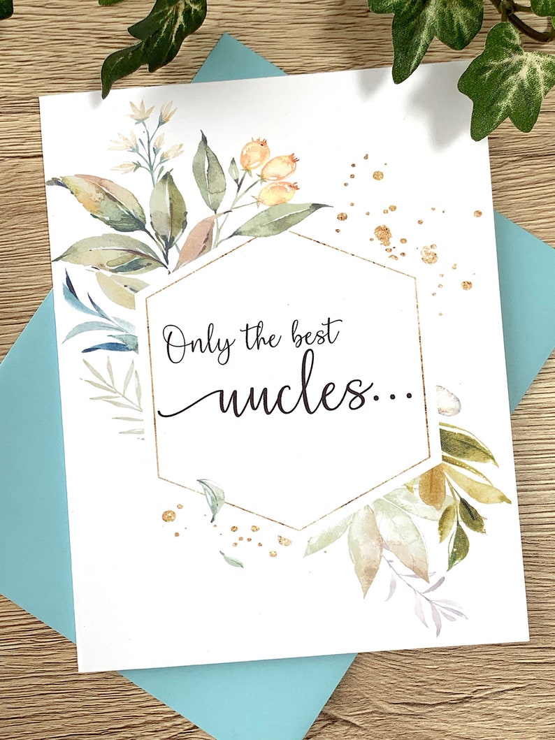 Pregnancy Reveal Card for Uncle New Great Uncle Card Only - Etsy