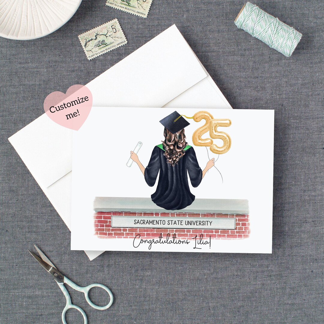 Custom Graduation Card | Graduation Keepsake for Senior | Personalized ...
