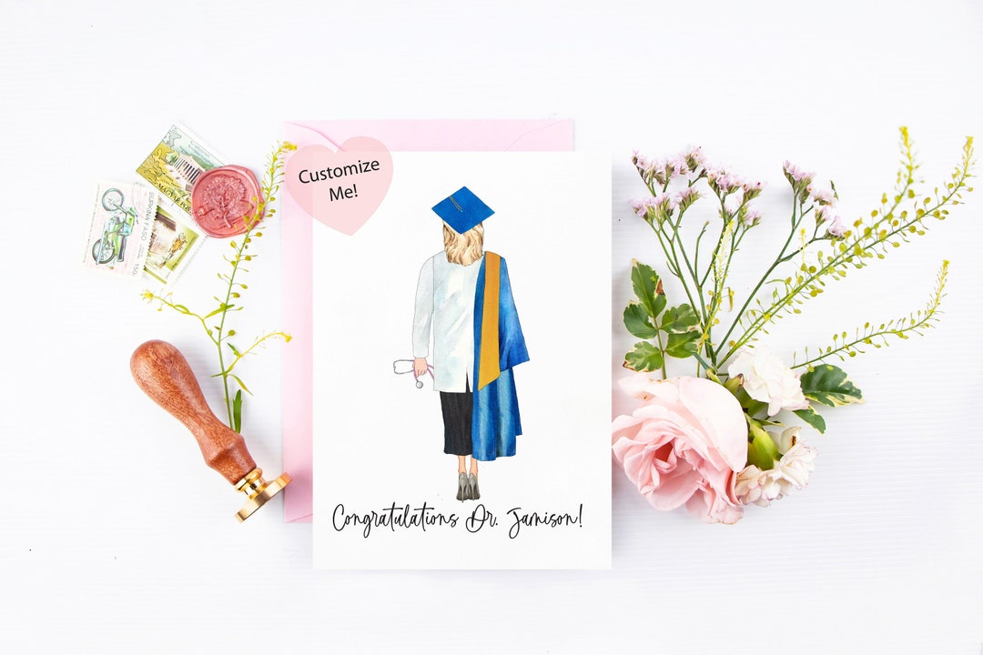 Medical School Graduation Card | Custom Card for Senior ...