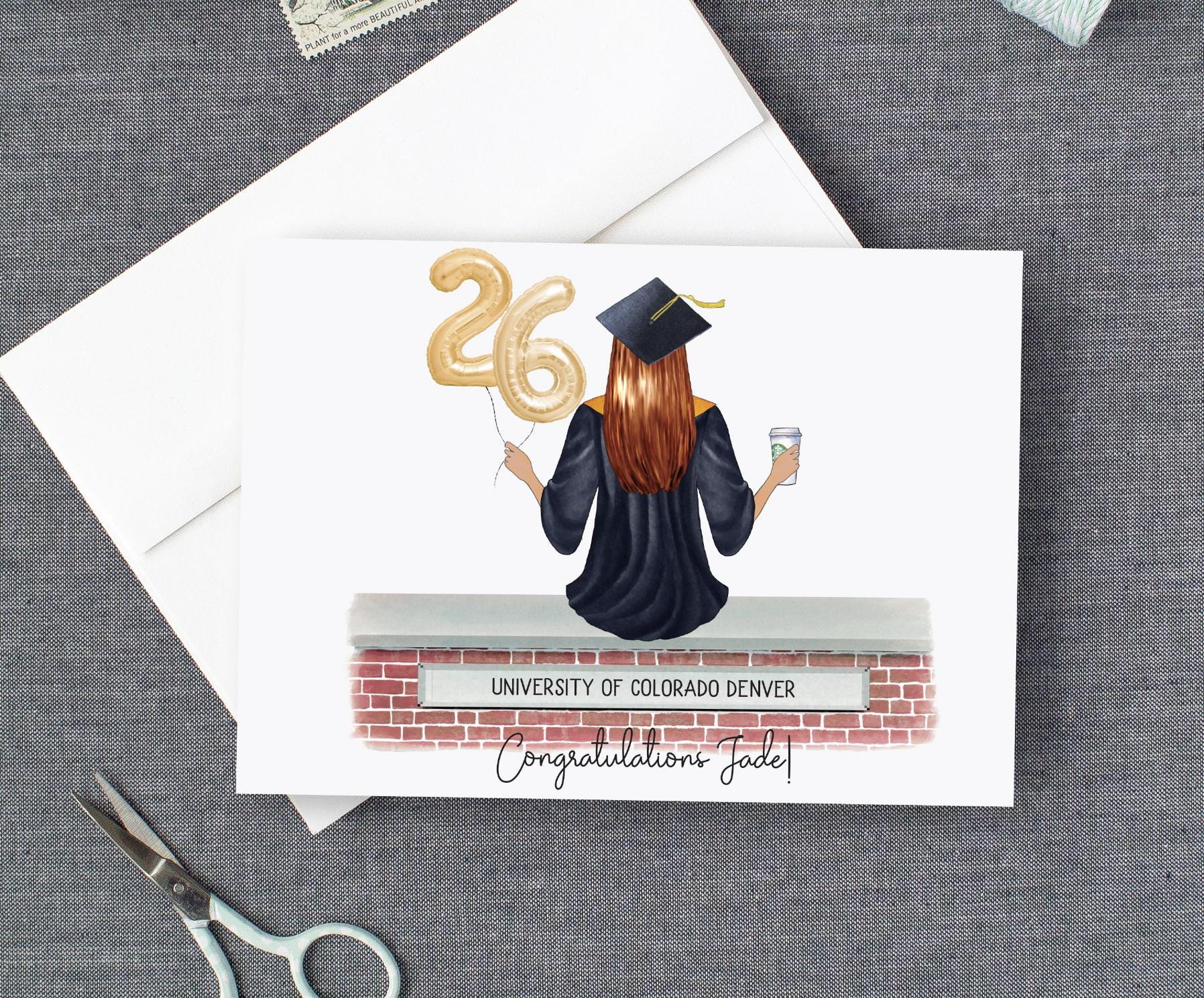 Custom Graduation Card | Graduation Keepsake for Senior | Personalized ...