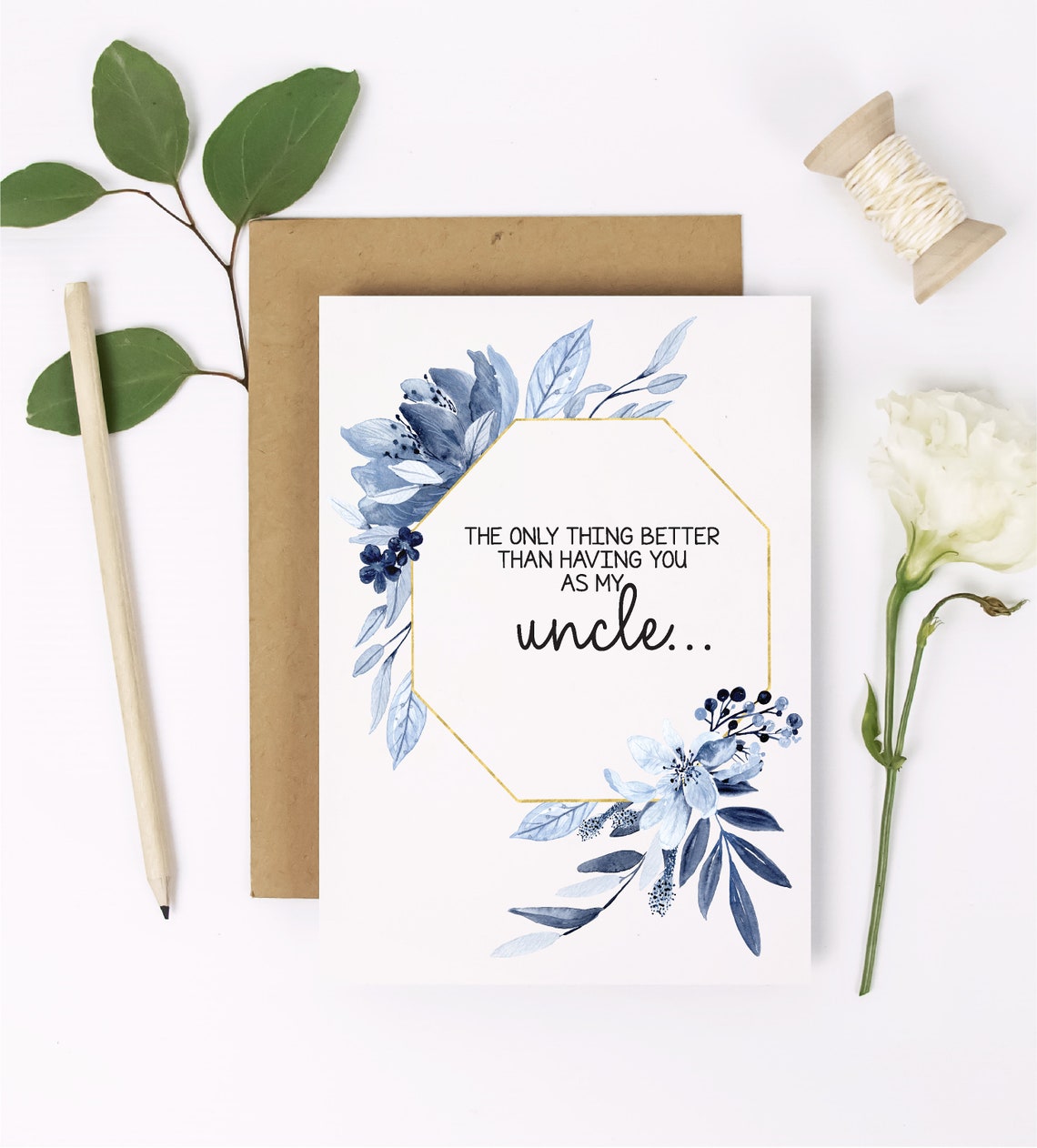 Pregnancy Reveal Card for Uncle New Great Uncle Card the - Etsy