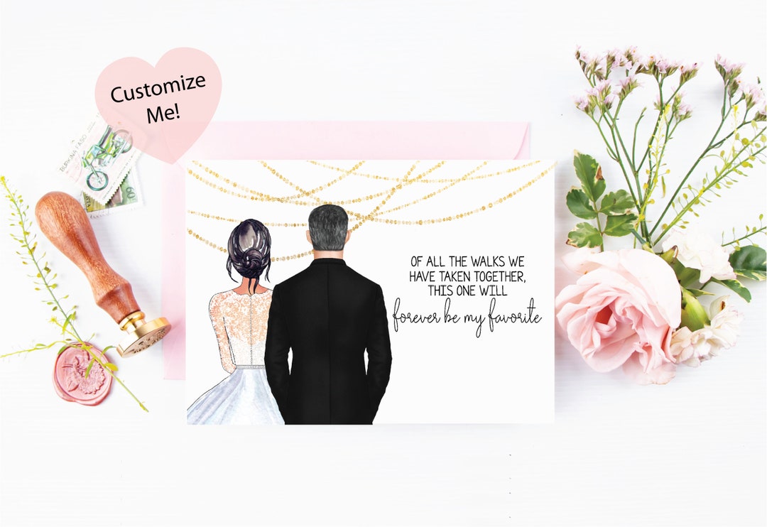 Card for Dad on Wedding Day | Wedding Card for Dad From Daughter ...